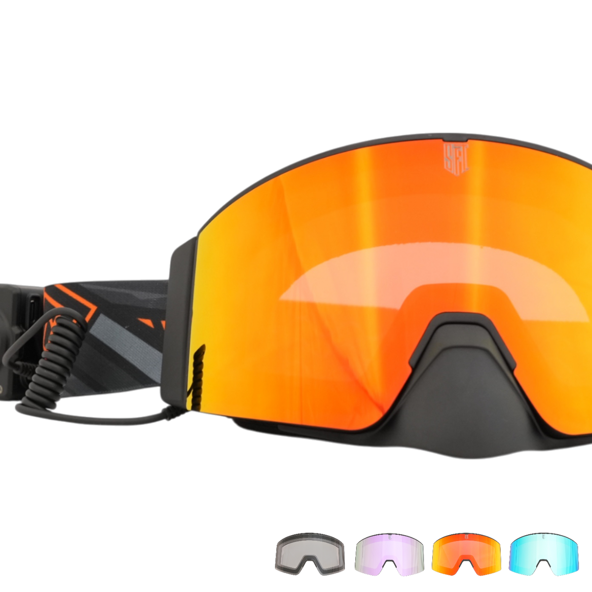 Heat Rave Orange Magnetic Goggles – STUNT FREAKS TEAM