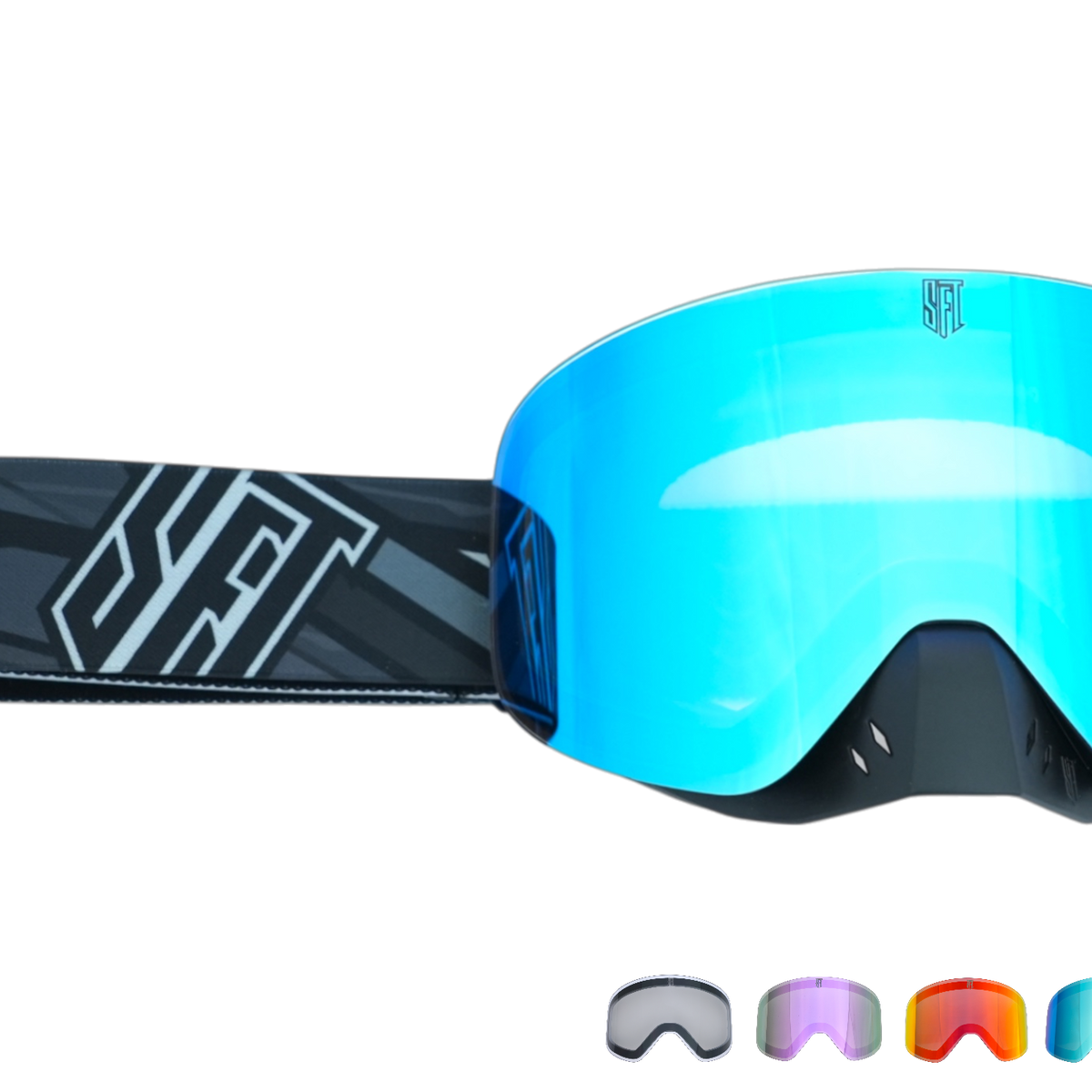 Magic Rave White Magnetic Goggles – STUNT FREAKS TEAM
