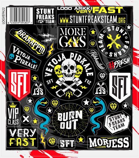Very Fast Logo Sheet – STUNTFREAKSTEAM