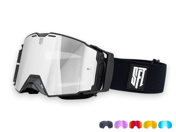 Fast Flare Orange Magnetic Goggles – STUNT FREAKS TEAM